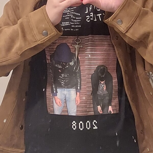 Ecco2k Unisex T-shirt - PXE Album Tee - Music Graphic Shirt - Drain ...