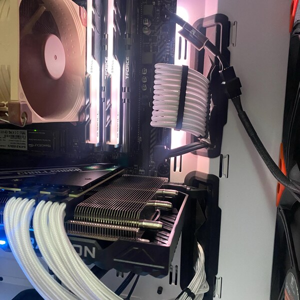 Custmoized Silver Mirrored RGB Gpu Backplate Pc Case Panel Argb Edge ...