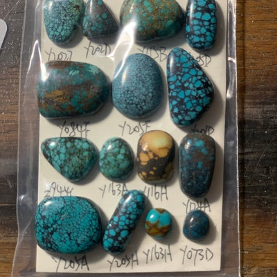 Natural Green Freeform Bamboo Mountain Hubei Turquoise Cabochon ...