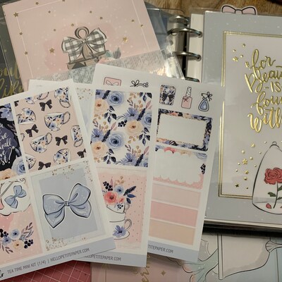 Belle beauty and the Beast Inspired Planner Sticker Kit / - Etsy