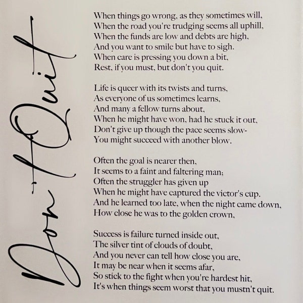 Custom Poem Canvas Print Sign Song Lyric Love Letter Inspirational ...