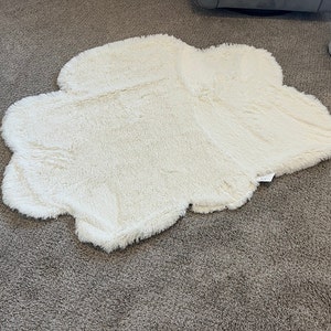 Cloud Rug Nursery Ivory Decorative Floor Mat - Etsy