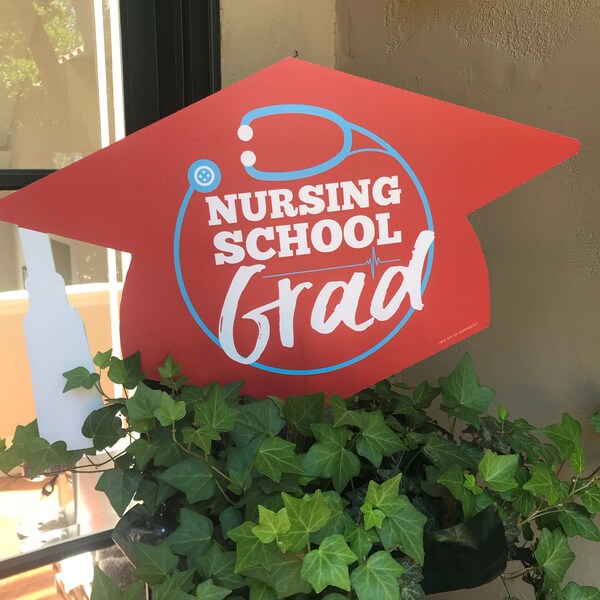 Nurse Graduation - Yard Sign and Outdoor Lawn Decorations - Medical ...
