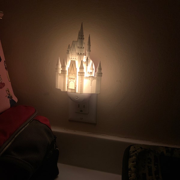 Cinderella Castle Wall Night Light - Plug-in - LED - Disney - Etsy