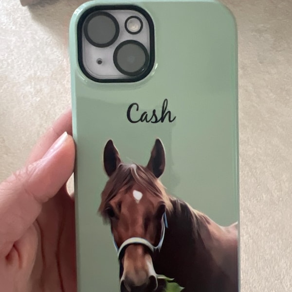 Custom Horse Phone Case Personalized Horse Phone Case Custom Animal ...
