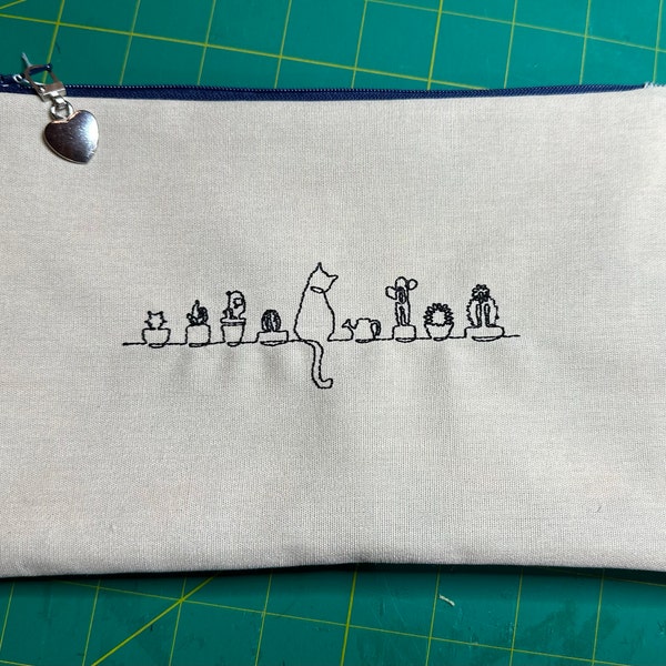 Peacock Embroidery Design - Contour Stitch Embroidery Pattern, Line Art ...