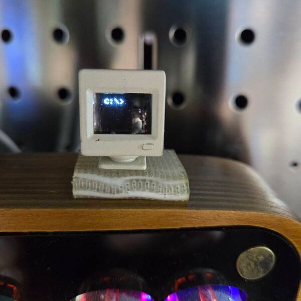 Miniature CRT Monitor: Retro MS-DOS Desktop Decor - Etsy