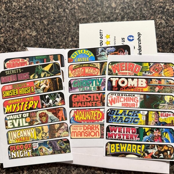 Custom Comic Books Divider Labels, Comic Labels, Comic Stickers ...