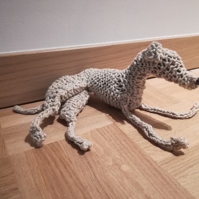 Lurcher Knitting Pattern - Etsy