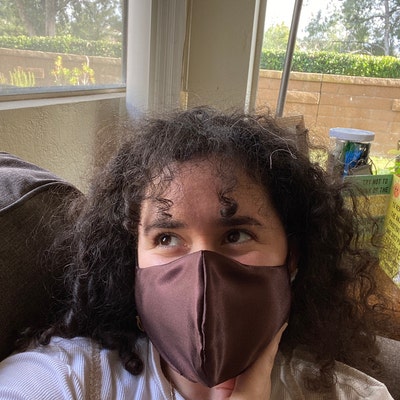 Silky Satin Classy Face Masks Wedding Mask 2layers With Nose Wire and ...