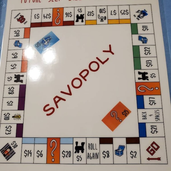 DASHBOARD Savopoly Money Savings 4 Use W Classic/minihappy Planner/tul ...