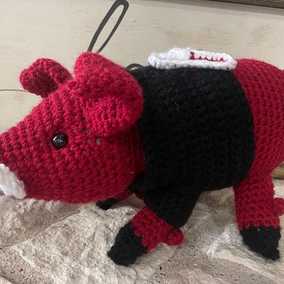 Arkansas Razorbacks Wild Boar Crochet Pattern - Etsy