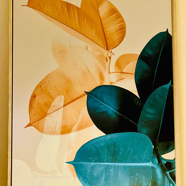 Blue Plant Print, Botanical Poster, Digital Print Download Printable ...