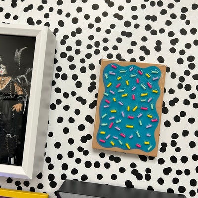 CORN DOG ART Funky Food Art Wall Decor Quirky Wall Art - Etsy