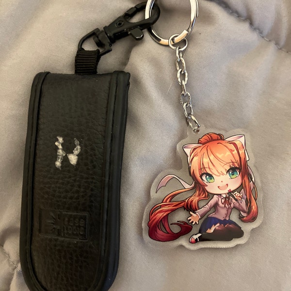 Doki Doki Literature Club Charms DDLC Keychains Monika Charm Natsuki ...
