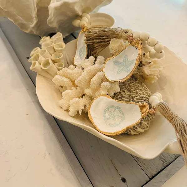 Nutcracker Oyster Shell Napkin Ring. Christmas Oyster Shell Napkin Ring ...