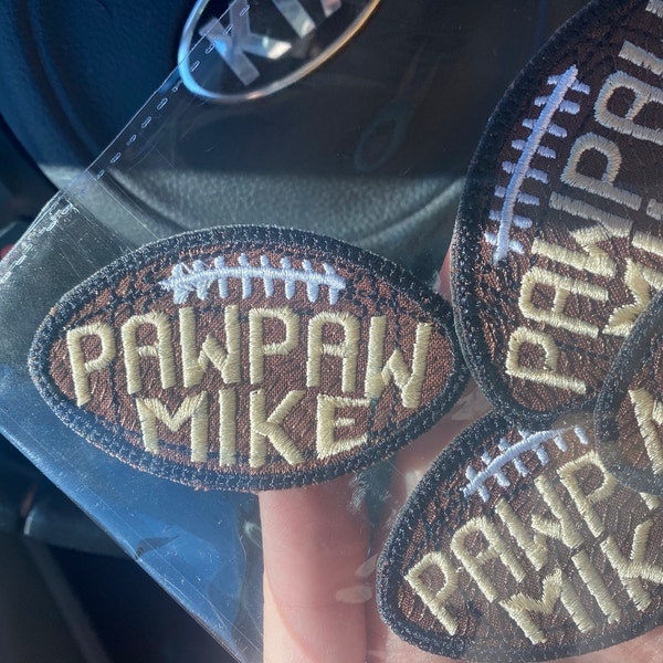 Iron on Patch Football Personalized Back to School Iron on Patch ...