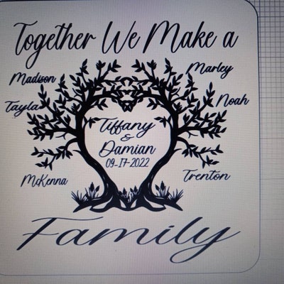 Heart Tree Svg Files Laser Cut Love Dxf Files, Heart With Tree Svg, Png ...