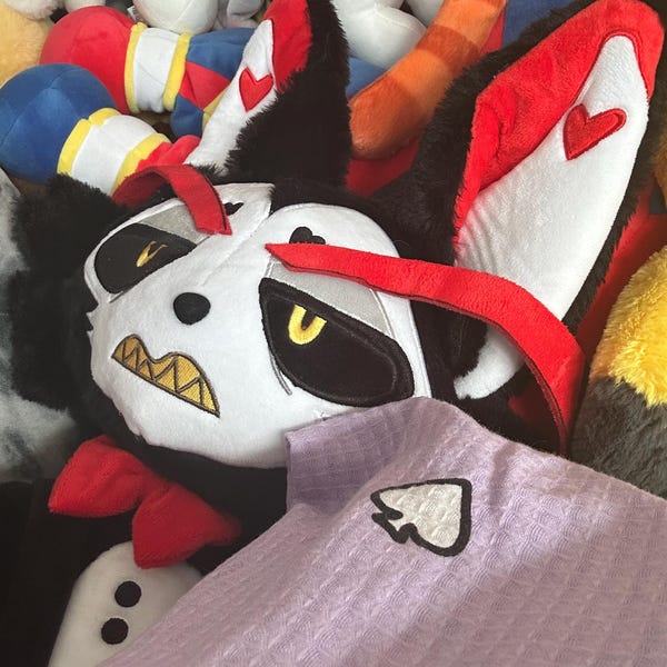 Husk Plush Cotton 60cm Hazbin Hotel Doll - Etsy
