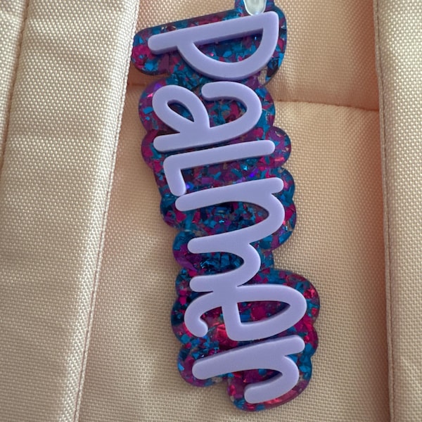 Backpack Keychains-bag Tags- Personalized Backpack Name Tags- Bog Bag ...
