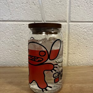 Lost Boys David Color Changing Red Permanent Vinyl on Libbey Beer Can ...