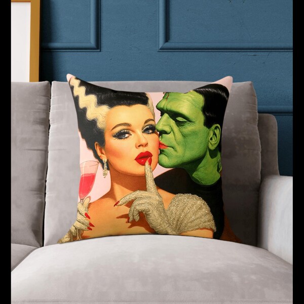 Digital Art Print – Funky Black Couple Dining, Afro Surrealist Frog ...