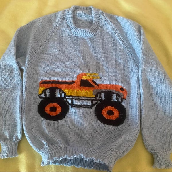 Undertaker Monster Truck Cross Stitch Pattern - Etsy