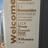 Large WELCOME in Multiple Languages Wall Decal Sign Removable Vinyl ...