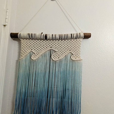 Beachy Wave Macrame Wallhanging - Etsy