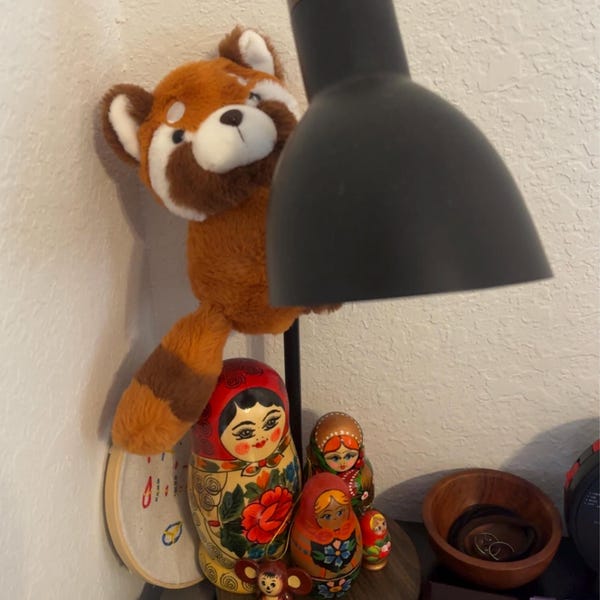 Red Panda Plushie, Red Panda Clingy Plushie, Red Panda Stuffed Animal ...