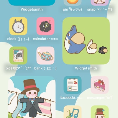 Wednesday Inspired Dark and Goth Icon Set for Ios and Android With ...