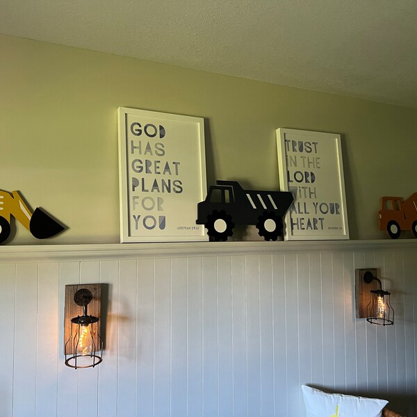 Kids Bible Verse Poster Bundle 10, Scripture Boho Wall Art, Church ...