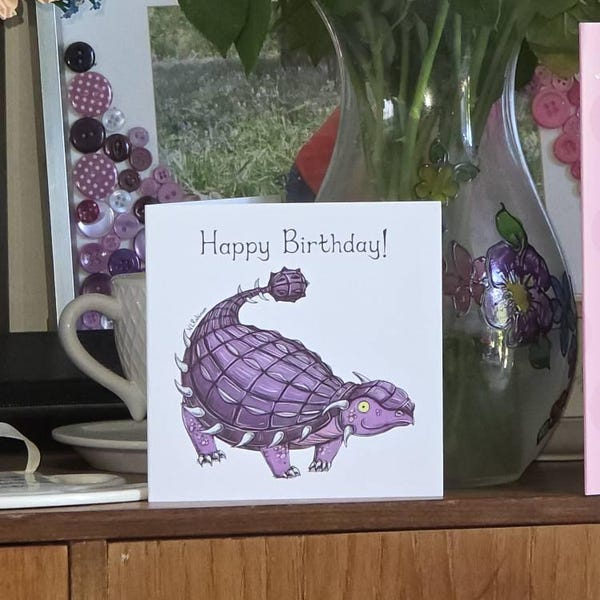 Monster Greeting Card, Monster Birthday Card, Gothic Children's ...