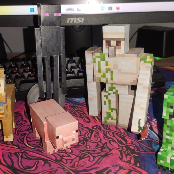 Minecraft PNG Pack - 300+ Mobs | Printable | Instant Download | Ideal ...