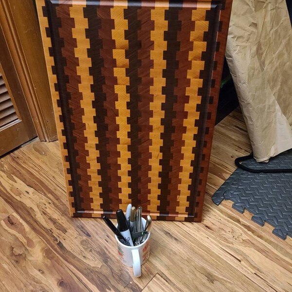 Wood Box / Wooden Box With Lift off Lid / Legs/ Feet / Hand Crafted ...