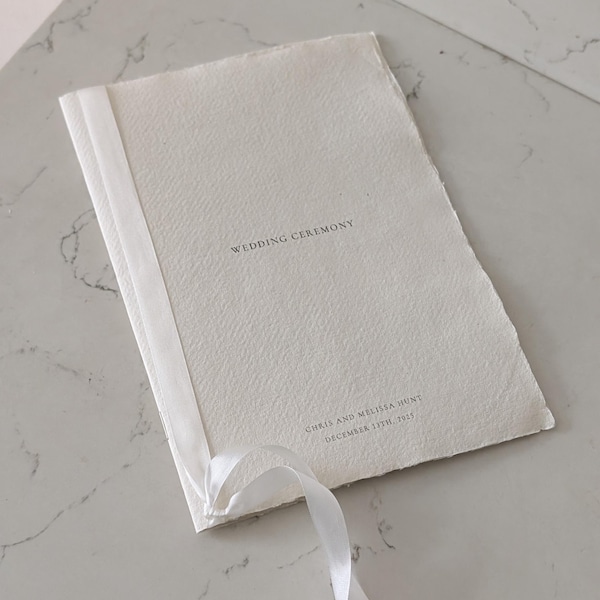 Printed Wedding Speeches Booklet | Ceremony Speech Printed Booklet With ...