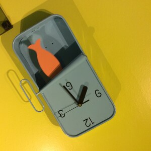 Sardine Tin Wall Clock Pendulum Clock Novelty Quirky Decor - Etsy UK