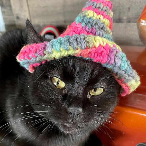 Magical Wizard Hat Written Crochet Pattern | Halloween Crochet Hat for ...