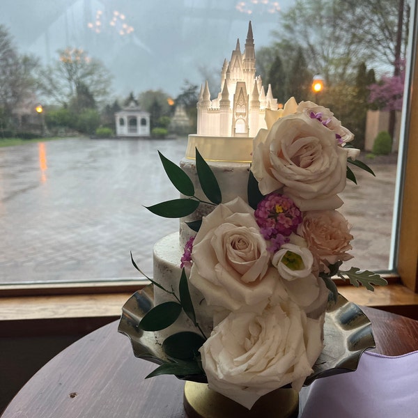 Cinderella Castle Night Light - Cake Topper - 3D Printed - Miniature ...