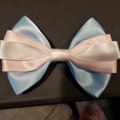 Transgender Pride Bow - Etsy