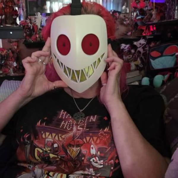 Alastor Expression Mask Hazbin Hotel - Etsy