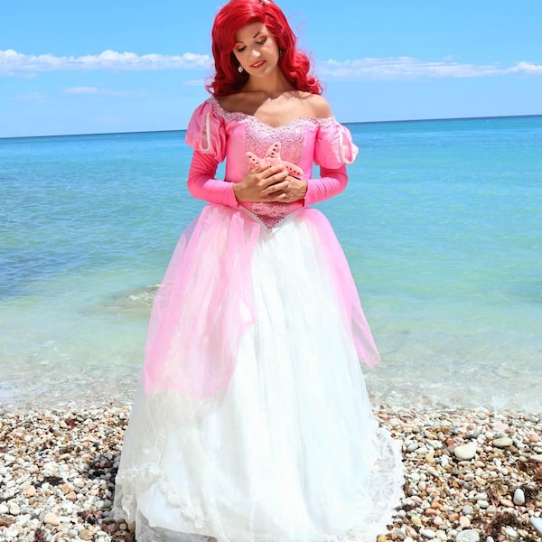 Little Mermaid Purple Ariel Dress Ariel Cosplay Costume - Etsy