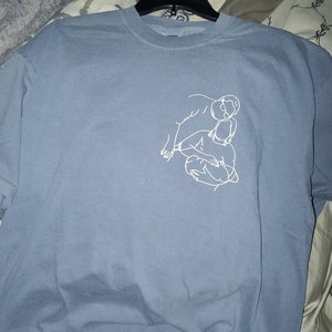 Custom Portrait Shirt, Comfort Colors Custom Portrait From Photo ...