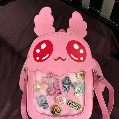 PINK Mothman Believe Enamel Pin - Etsy