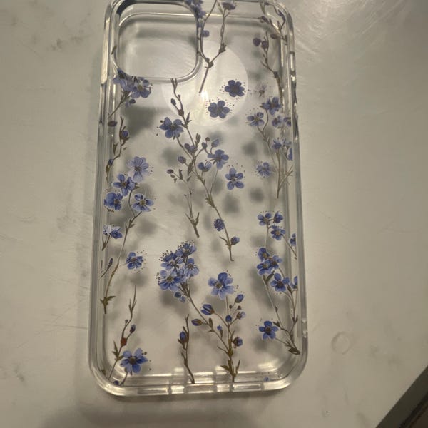 Pink Pressed Flower Phone Case Pink Flower Phone Case Pressed Flower ...