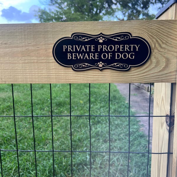 Designer Paws, Please Do Not Let the Dog Out Wall or Door Sign - Etsy