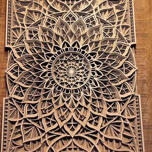 Compass SVG Multi-layered Mandala, 3d Layer Compass Mandala Svg, Shadow ...