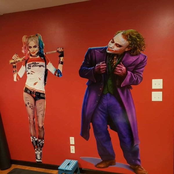 Joker Full Color Decal, Joker Full Color Sticker, Joker Wall Art Cn 156 ...