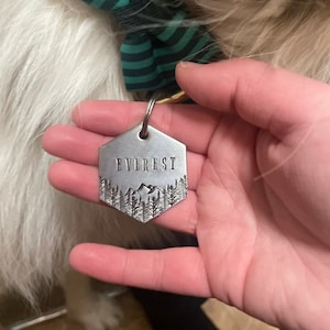 Mini Dog Tag Dog Tags for Dogs Oval Dog Tag Personalized | Etsy