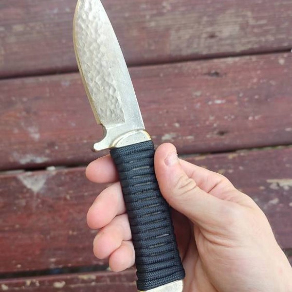 Solid Bronze Bushcraft Style Cleaver/camp Knife - Handmade in USA ...
